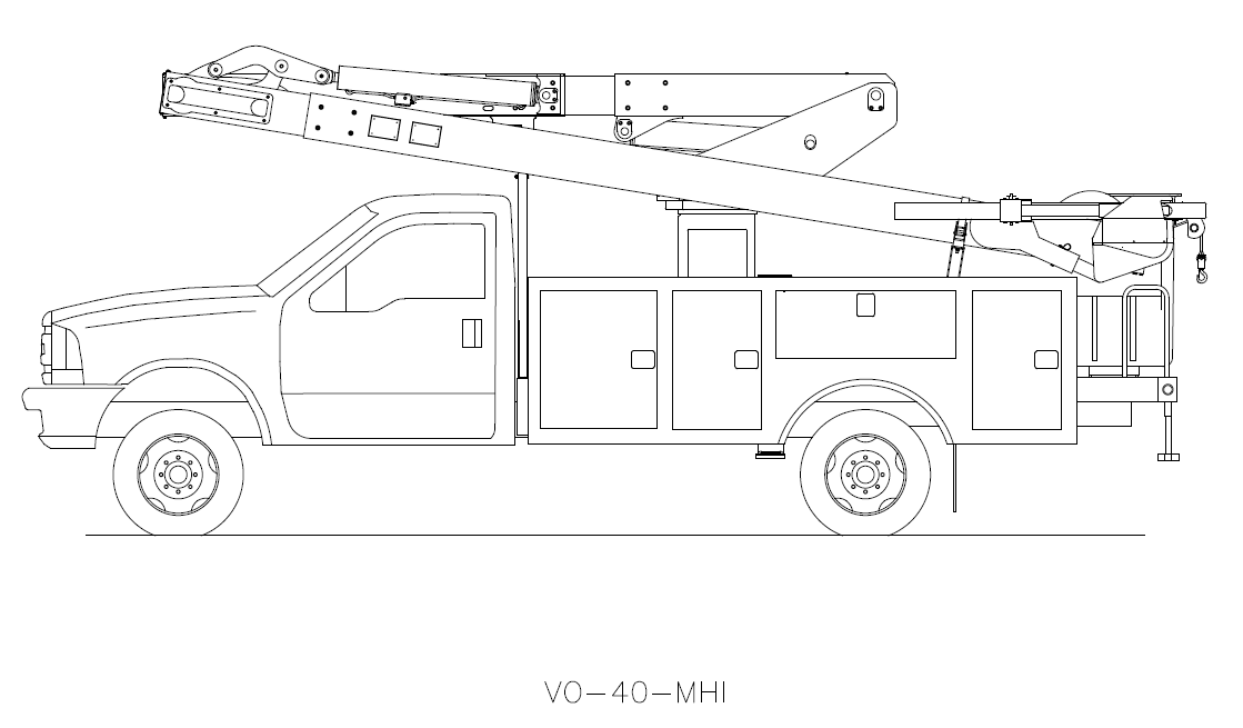 Versalift VO-40-MHI Specs (2017 - 2025) | Trailer Mounted Articulating Boom Lifts | LECTURA Specs