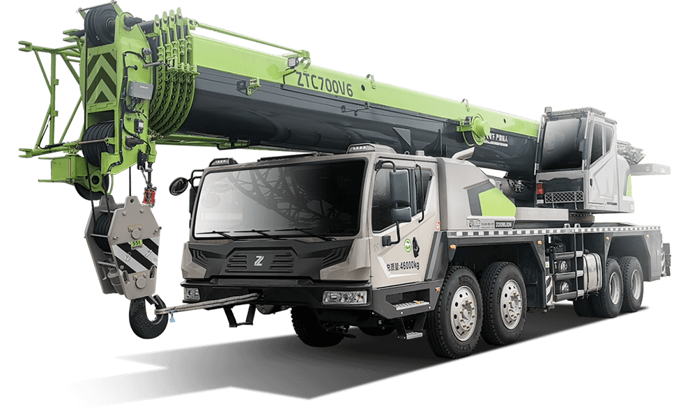 Zoomlion ZTC701V552 crane - load chart, specs & dimensions (2023 - 2025) | LECTURA Specs