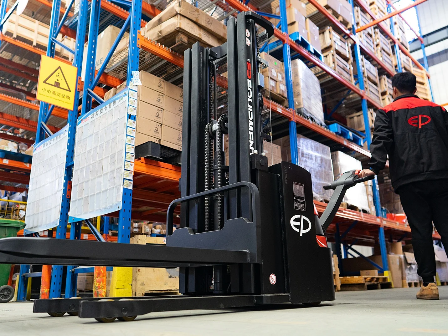 EP ES14-14WA walkie stacker specs & dimensions (2024 - 2026) | LECTURA ...