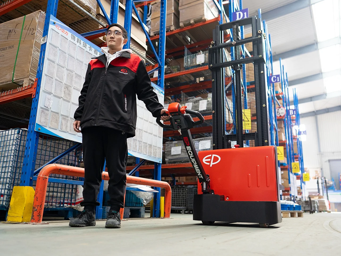 EP ESL122 walkie stacker specs & dimensions (2024 - 2025) | LECTURA Specs