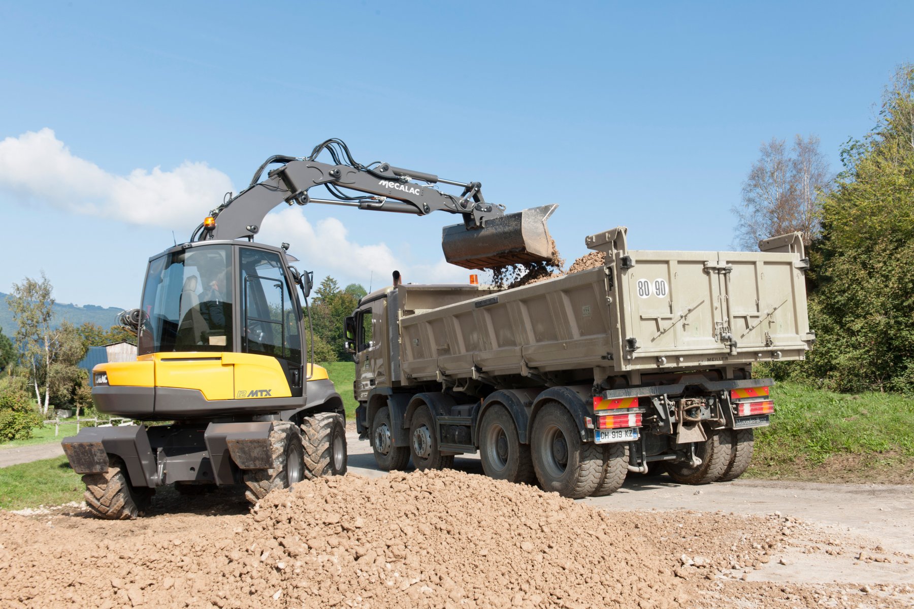 Mecalac 12 MTX excavator specs & dimensions (2015 - 2016) | Diggers ...