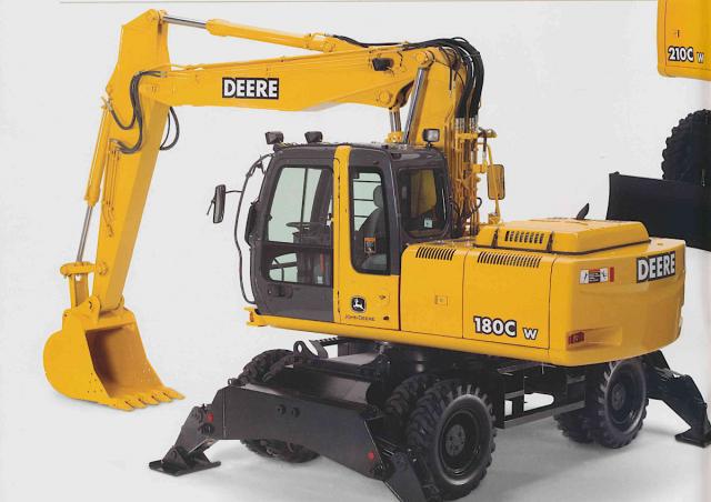 John Deere Construction 180C excavator specs & dimensions (2005 - 2021 ...