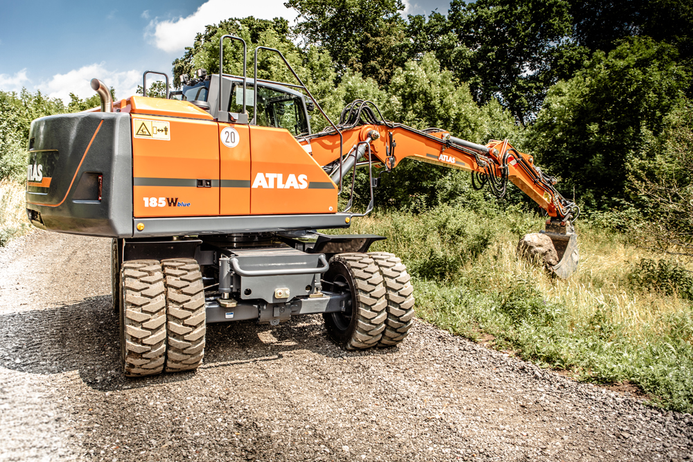 Atlas 185 W excavator specs & dimensions (2024 - 2025) | Diggers ...