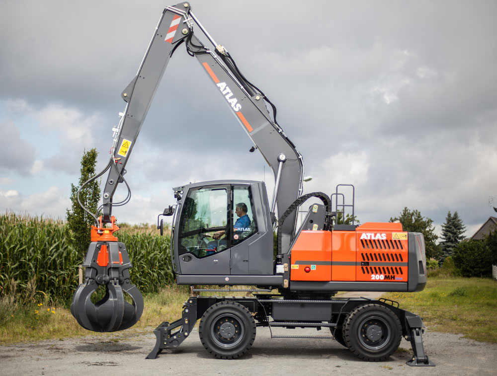 Atlas 200 MH excavator specs & dimensions (2014 - 2019) | Diggers ...