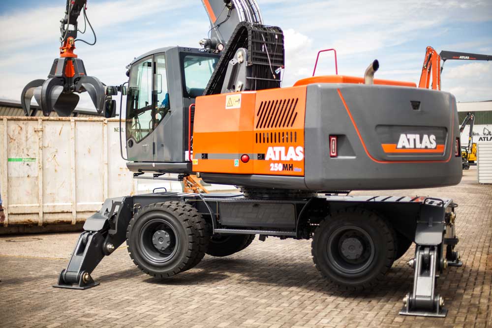 Atlas 250 MH excavator specs & dimensions (2019 - 2025) | Diggers ...