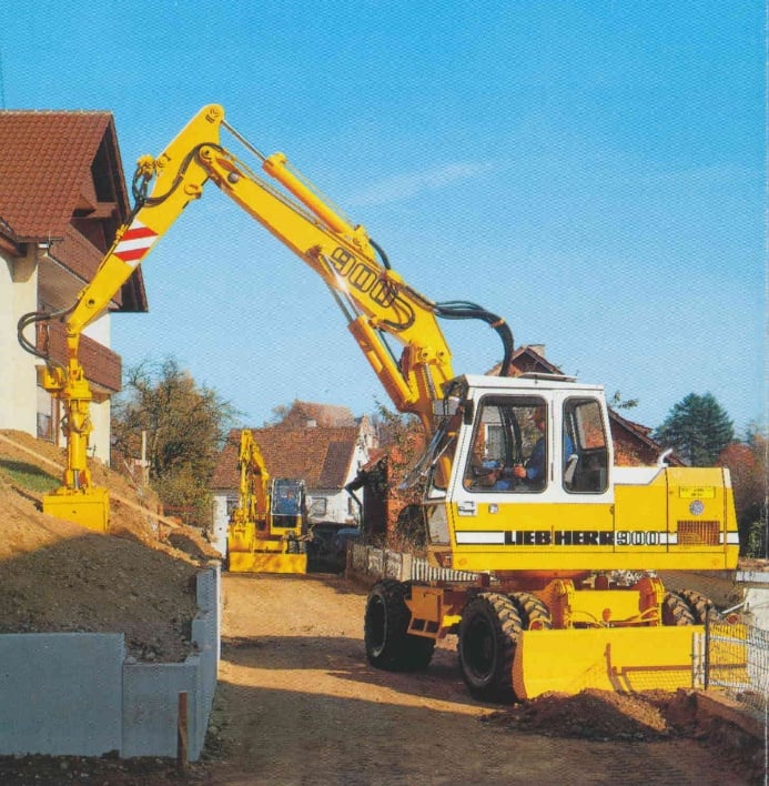 Liebherr A 900 excavator specs & dimensions (1988 - 1998) | Diggers ...