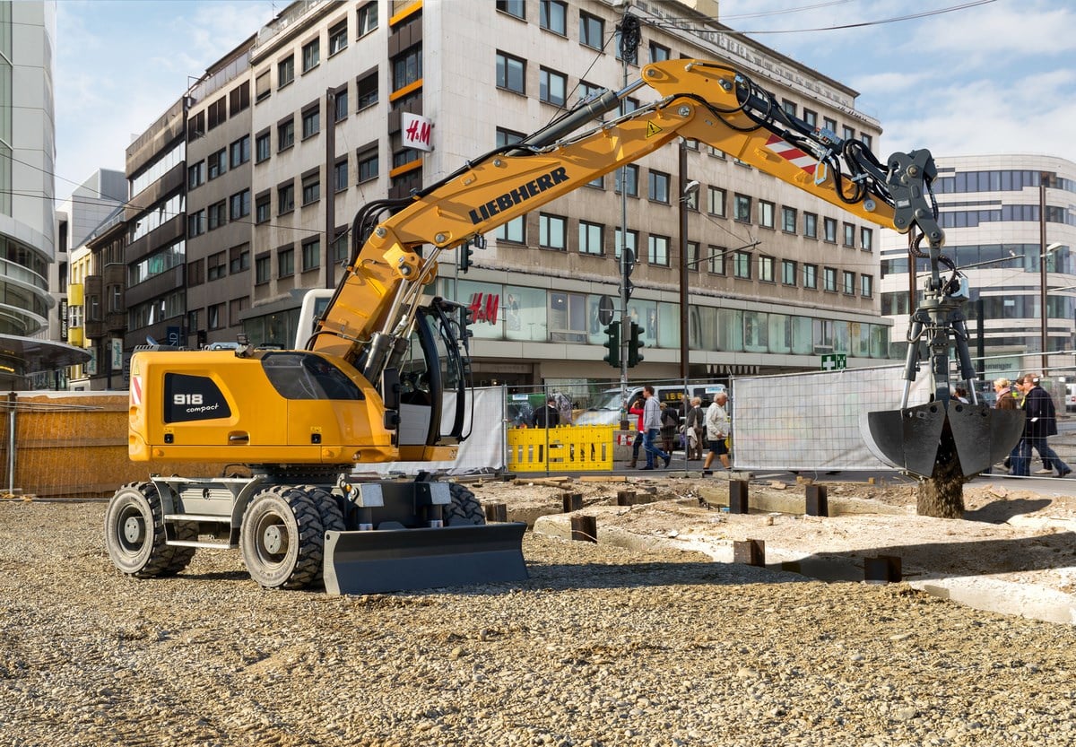 Liebherr A 918 Compact Litronic excavator specs & dimensions (2016 - 2019) | Diggers | LECTURA ...