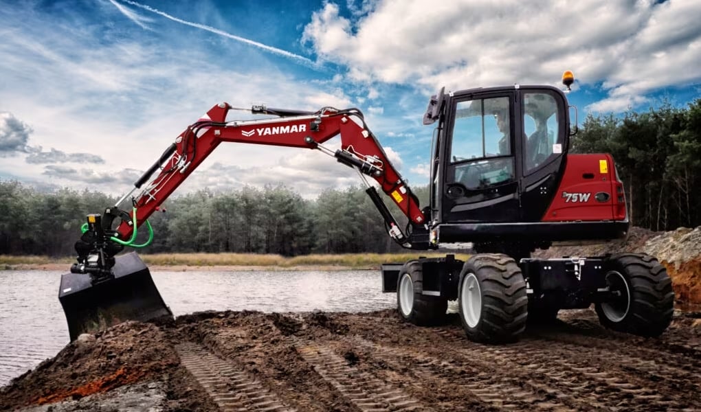 Yanmar B75W TPA excavator specs & dimensions (2024 - 2025) | Diggers ...
