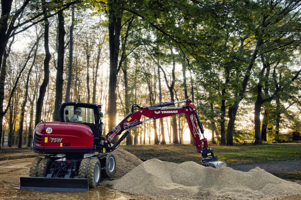 Yanmar B75W TPA excavator specs & dimensions (2024 - 2025) | Diggers ...