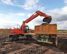 Doosan DX140W-3 excavator specs & dimensions (2013 - 2017) | Diggers ...