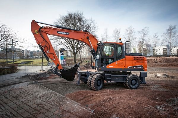 Doosan DX190W-5 excavator specs & dimensions (2016 - 2021) | Diggers ...