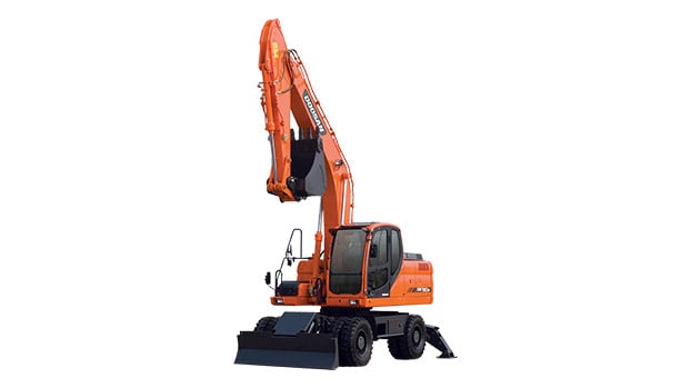 Doosan DX 190 W excavator specs & dimensions (2008 - 2013) | Diggers ...