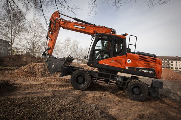 Doosan DX210W-5 excavator specs & dimensions (2015 - 2021) | Diggers ...