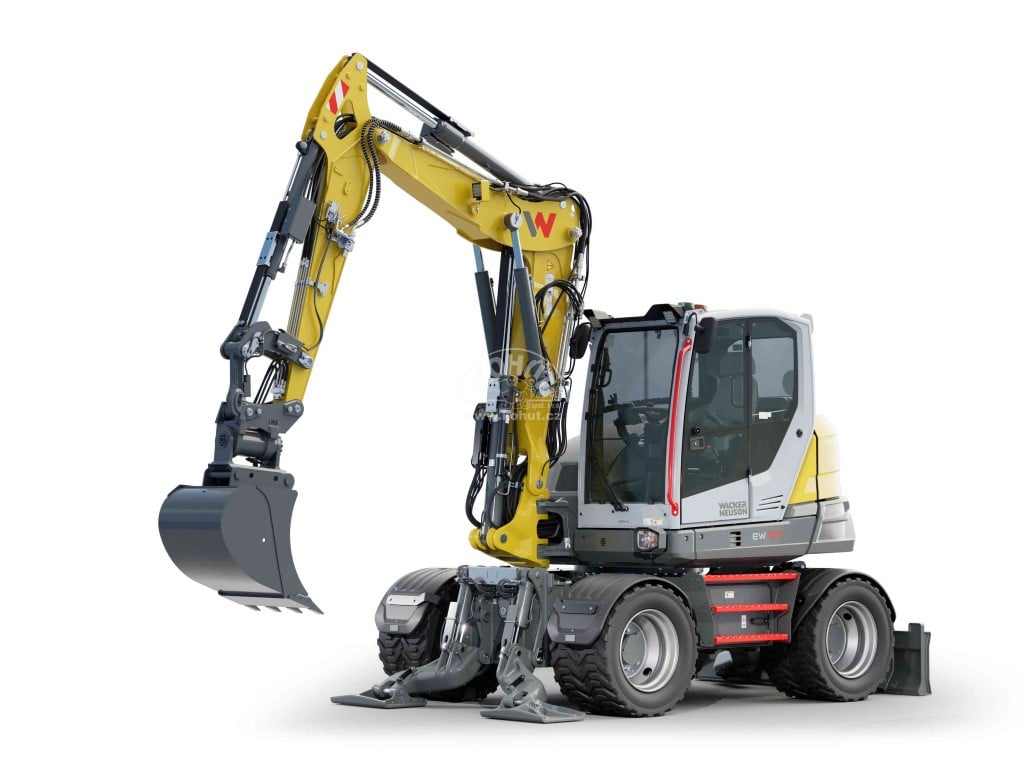 Wacker Neuson EW 100-2 excavator specs & dimensions (2023 - 2025 ...
