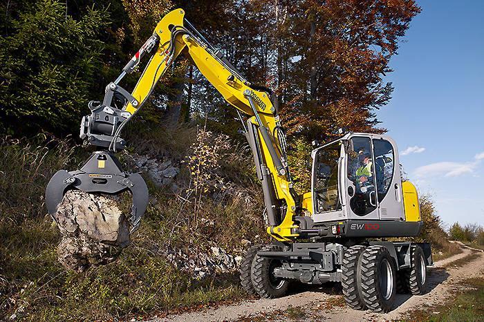 Wacker Neuson EW 100 excavator specs & dimensions (2014 - 2020 ...
