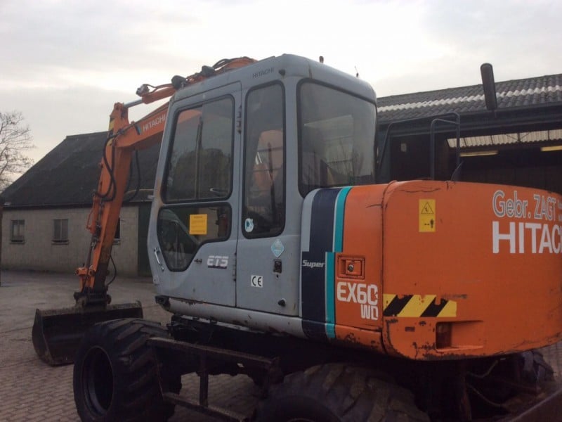 Hitachi EX 60 WD excavator specs & dimensions (1990 - 1992) | Diggers ...