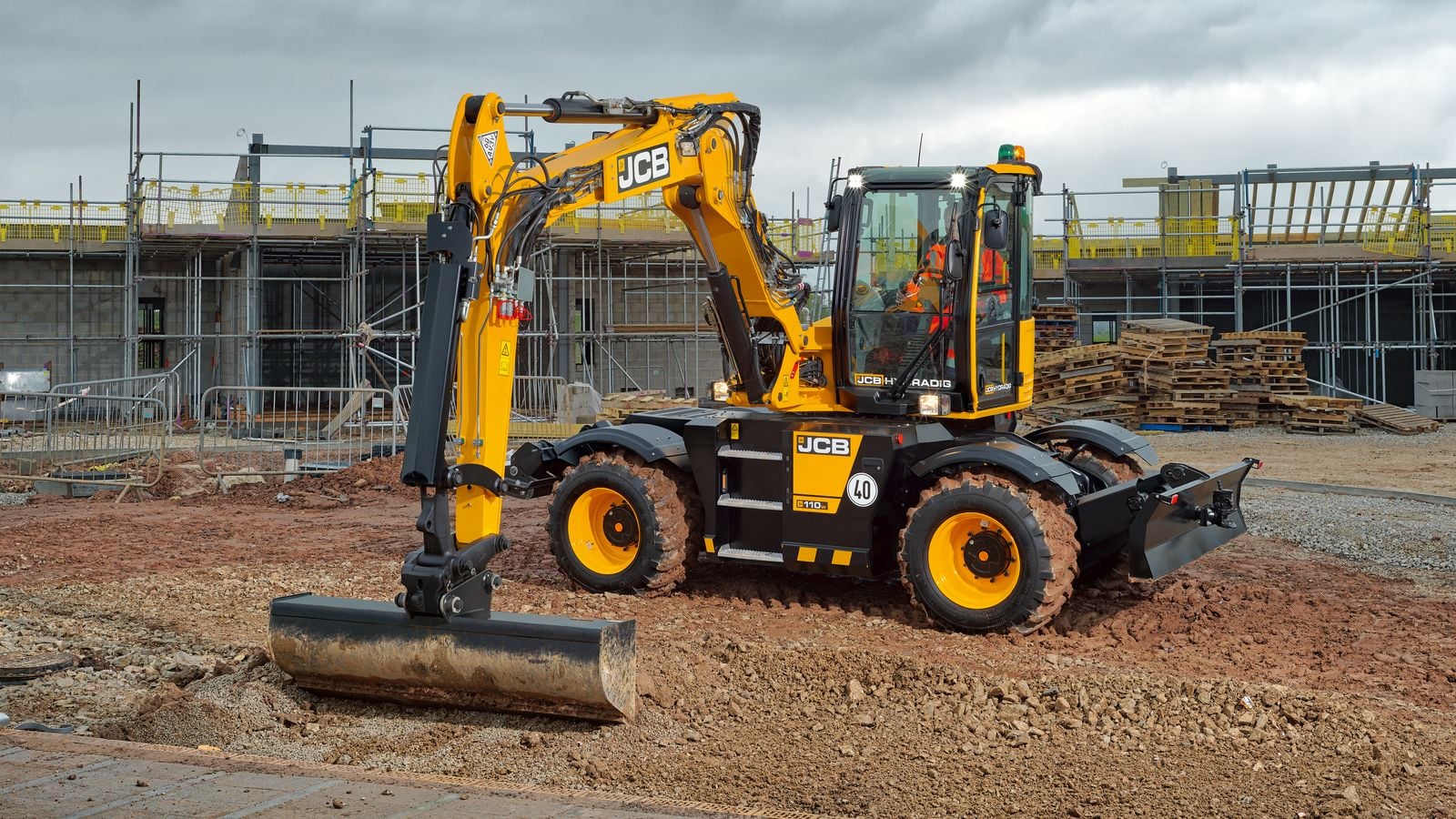 JCB Hydradig 110W excavator specs & dimensions (2021 - 2025) | Diggers | LECTURA specs | LECTURA ...