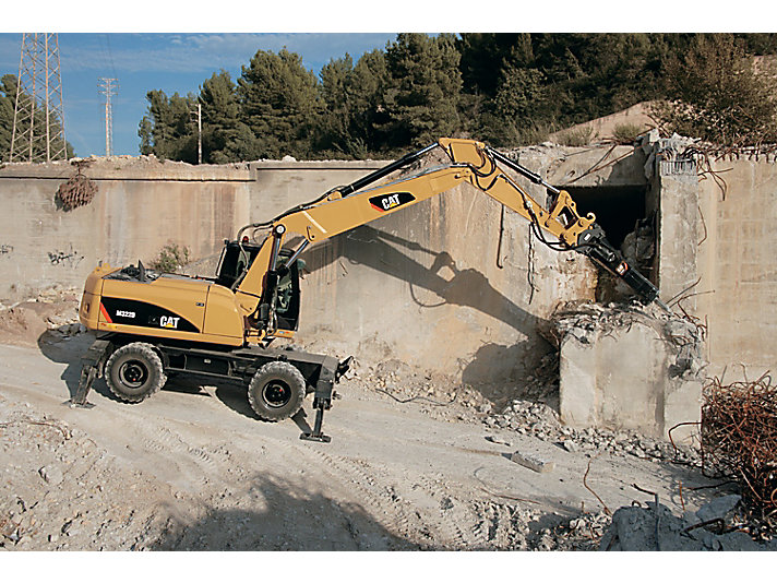 Caterpillar M322D MH excavator specs & dimensions (2007 - 2016) | Diggers | LECTURA specs ...