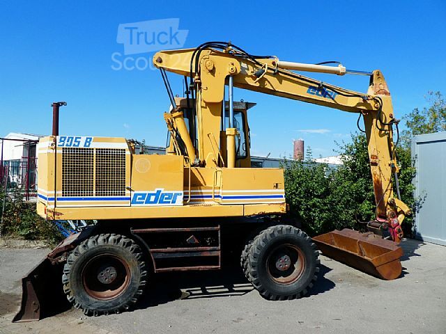 Eder M 805 B excavator specs & dimensions (1991 - 1995) | Diggers ...