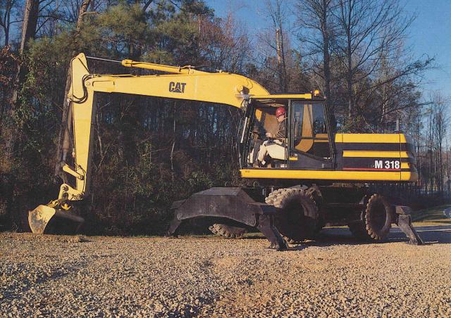 Caterpillar M318 excavator specs & dimensions (1995 - 2005) | Diggers ...
