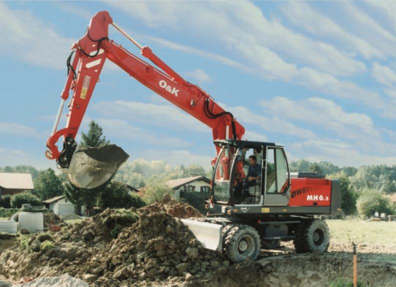 O&K MH 6.5 excavator specs & dimensions (2000 - 2004) | Diggers ...