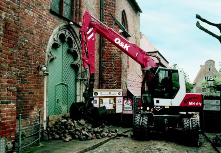 O&K MH CITY excavator specs & dimensions (1995 - 2005) | Diggers ...