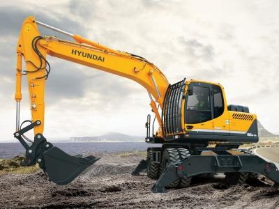 Hyundai R 180 W 9 A excavator specs & dimensions (2014 - 2018 ...