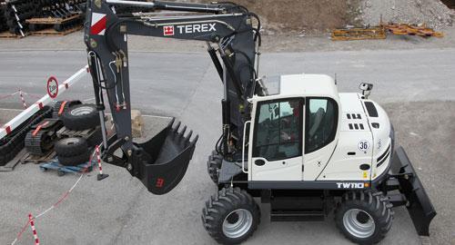 Terex TW 110 excavator specs & dimensions (2006 - 2013) | Diggers ...