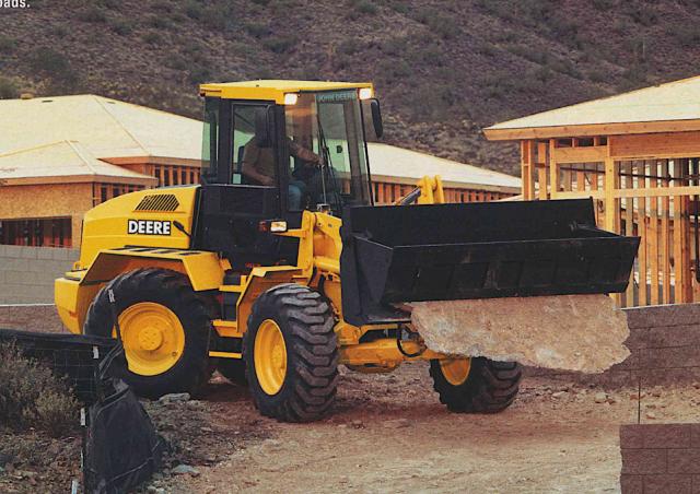 John Deere Construction 324 H Wheel Loader Specs & Dimensions (2000 ...