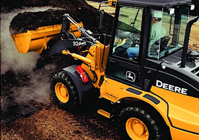 John Deere Construction 324 J Wheel Loader Specs & Dimensions (2012 ...
