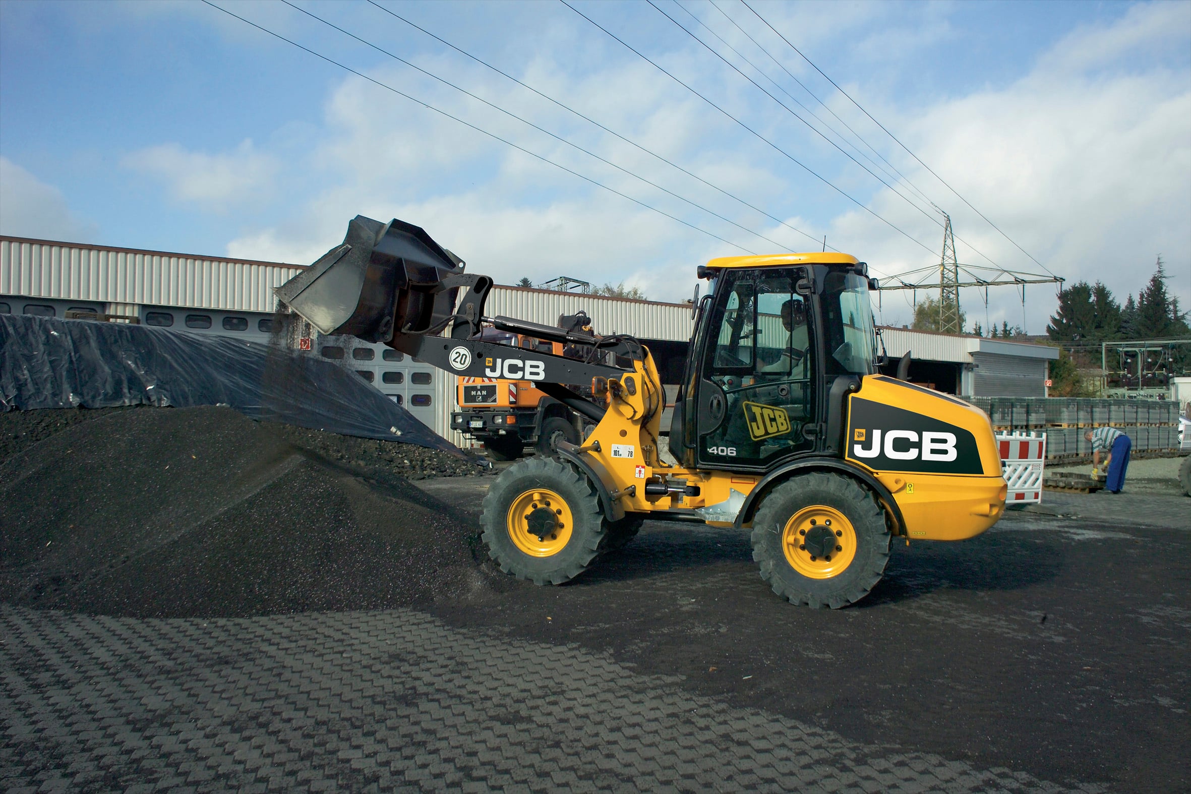 JCB 406 Wheel Loader Specs & Dimensions (2014 - 2020) | LECTURA Specs