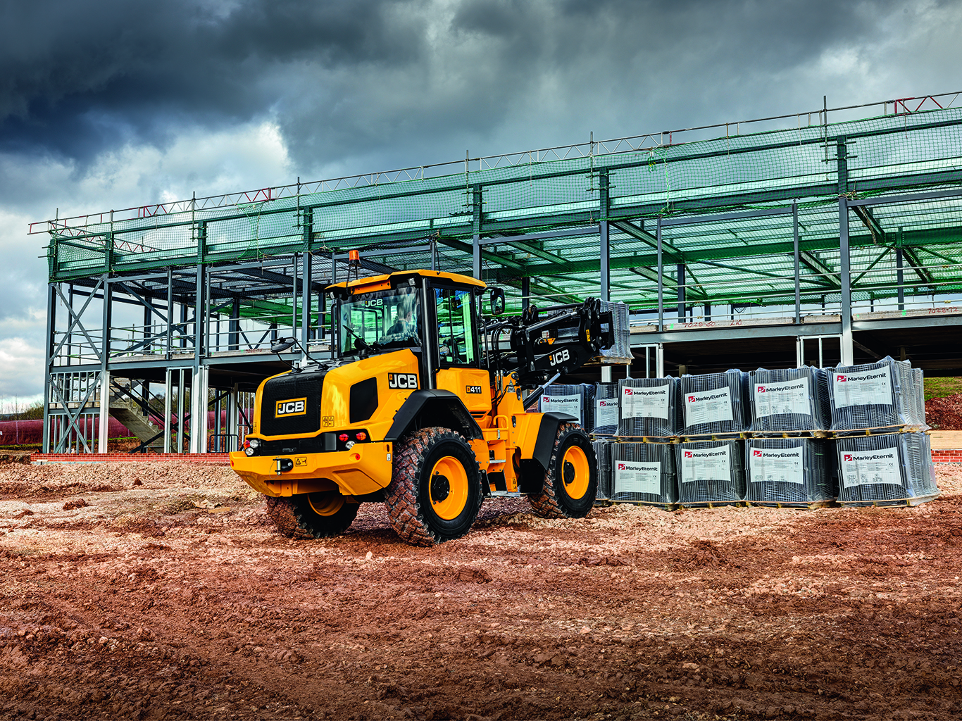 JCB 411 HT Wheel Loader Specs & Dimensions (2013 - 2016) | LECTURA Specs