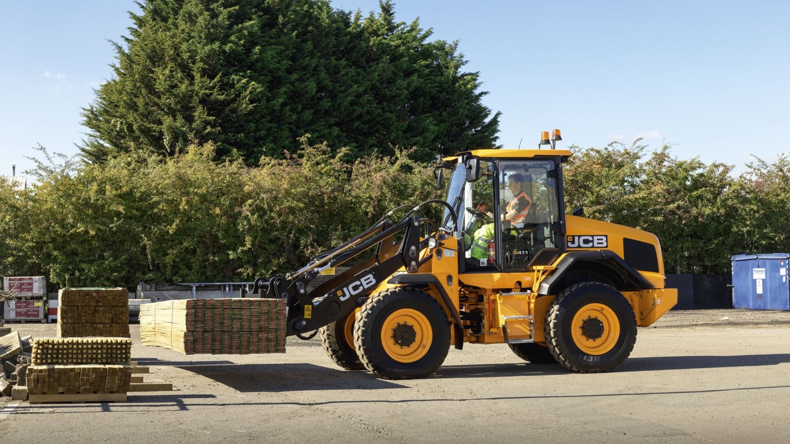 JCB 411 HT Wheel Loader Specs & Dimensions (2016 - 2021) | LECTURA Specs