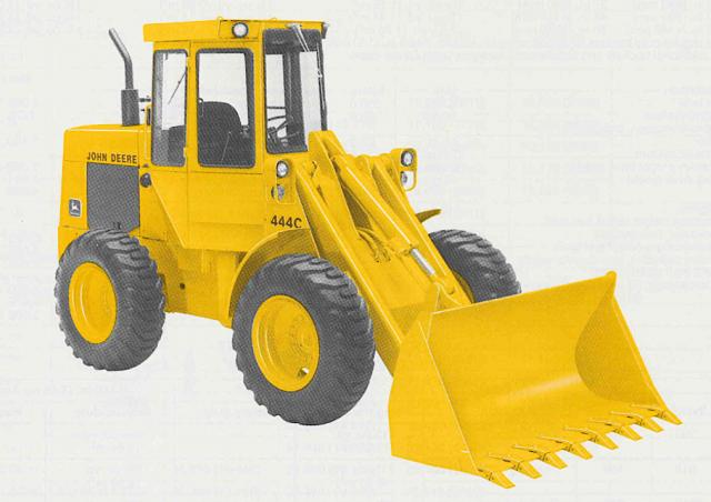 John Deere Construction 444 C Wheel Loader Specs & Dimensions (1983 ...