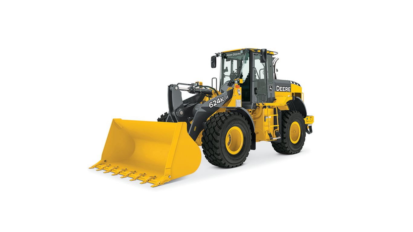 John Deere Construction 624K-II Wheel Loader Specs & Dimensions (2017 ...