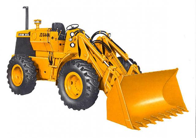 John Deere Construction 644-A Wheel Loader Specs & Dimensions (1971 ...