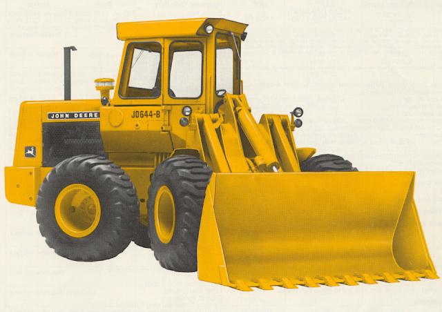 John Deere Construction 644-B Wheel Loader Specs & Dimensions (1978 ...