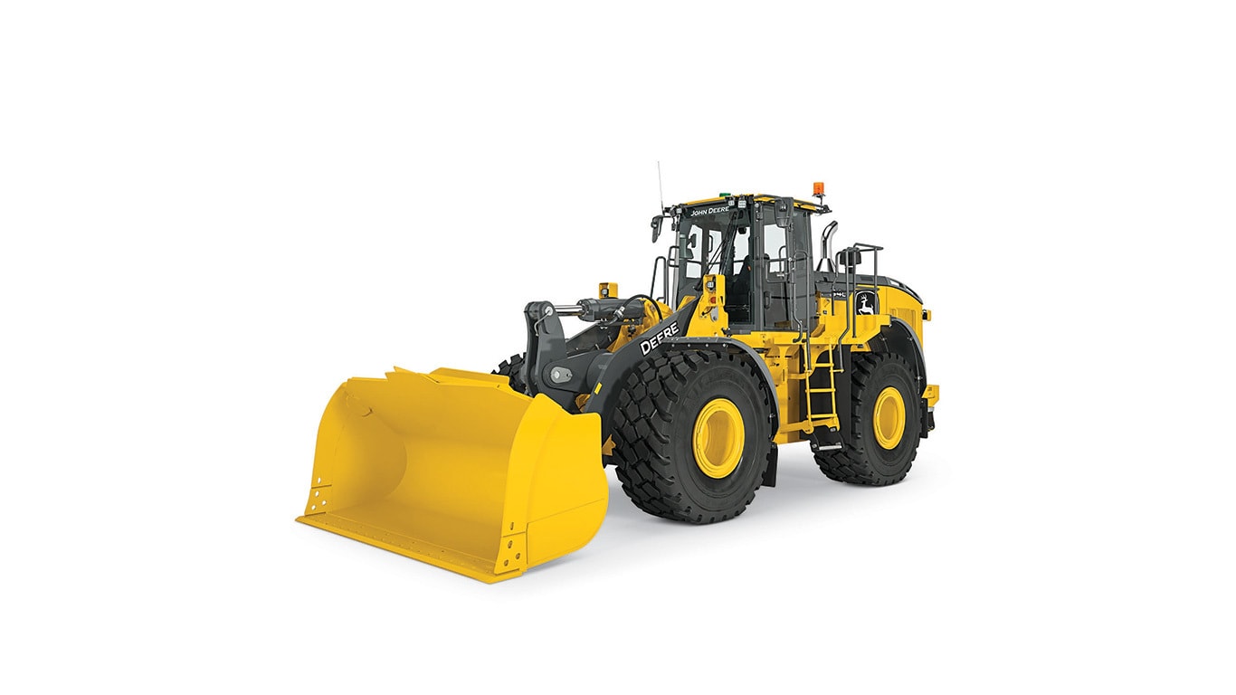John Deere Construction 744K-II Wheel Loader Specs & Dimensions (2013 ...