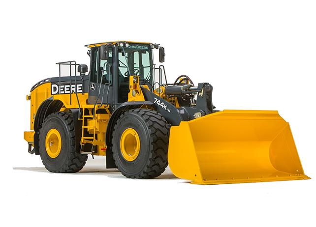 John Deere Construction 744K-II Wheel Loader Specs & Dimensions (2017 ...