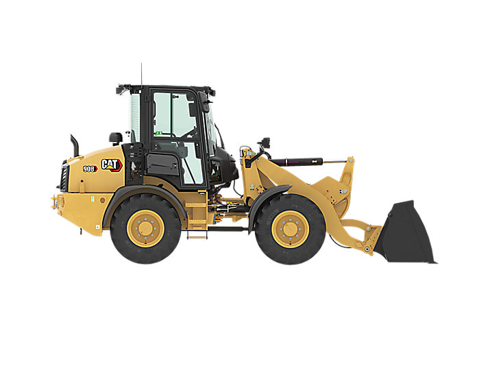 Caterpillar 908 Wheel Loader Specs & Dimensions (2022 - 2025) | LECTURA ...