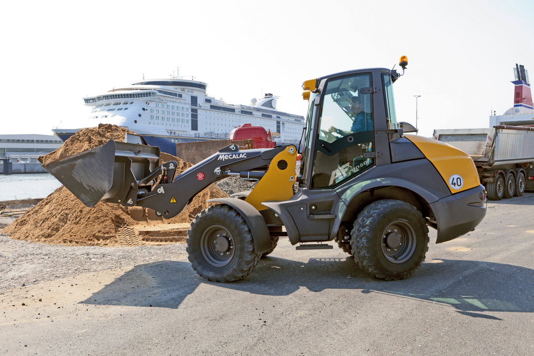 Mecalac AF1050 Wheel Loader Specs & Dimensions (2021 - 2026) | LECTURA ...