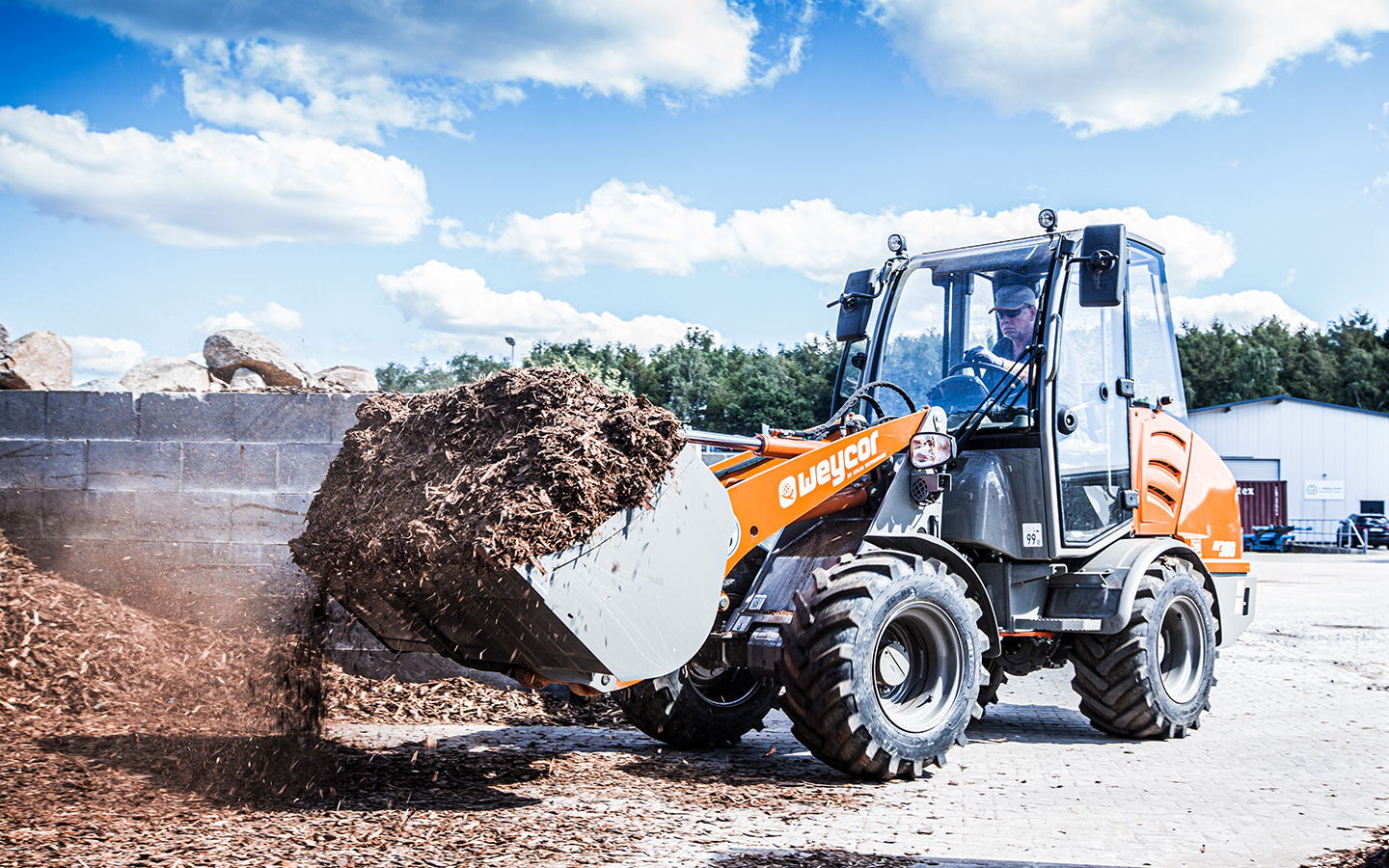 weycor AR 380 Wheel Loader Specs & Dimensions (2022 - 2026) | LECTURA Specs