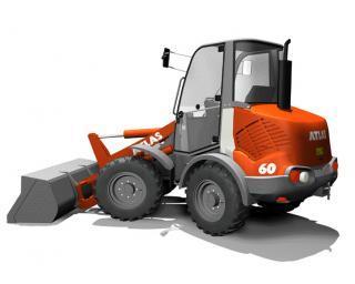 Atlas AR 60 Wheel Loader Specs & Dimensions (2007 - 2013) | LECTURA Specs