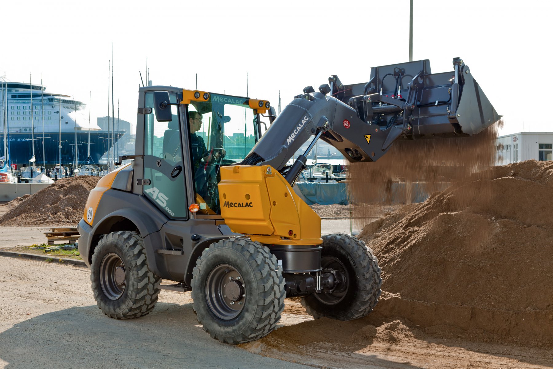 Mecalac AS900 Wheel Loader Specs & Dimensions (2021 - 2022) | LECTURA Specs