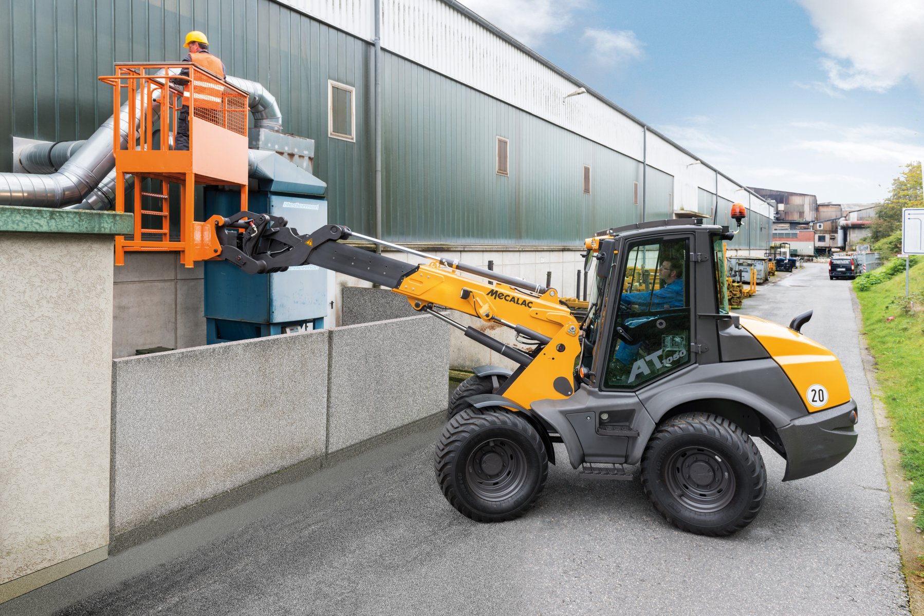 Mecalac AT1050 Wheel Loader Specs & Dimensions (2021 - 2025) | LECTURA ...