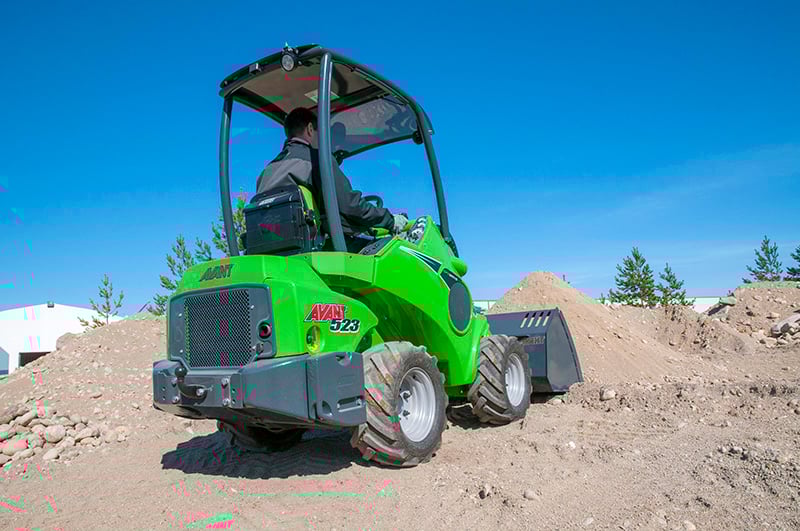 Avant Tecno Avant 523 Wheel Loader Specs & Dimensions (2018 - 2025 ...