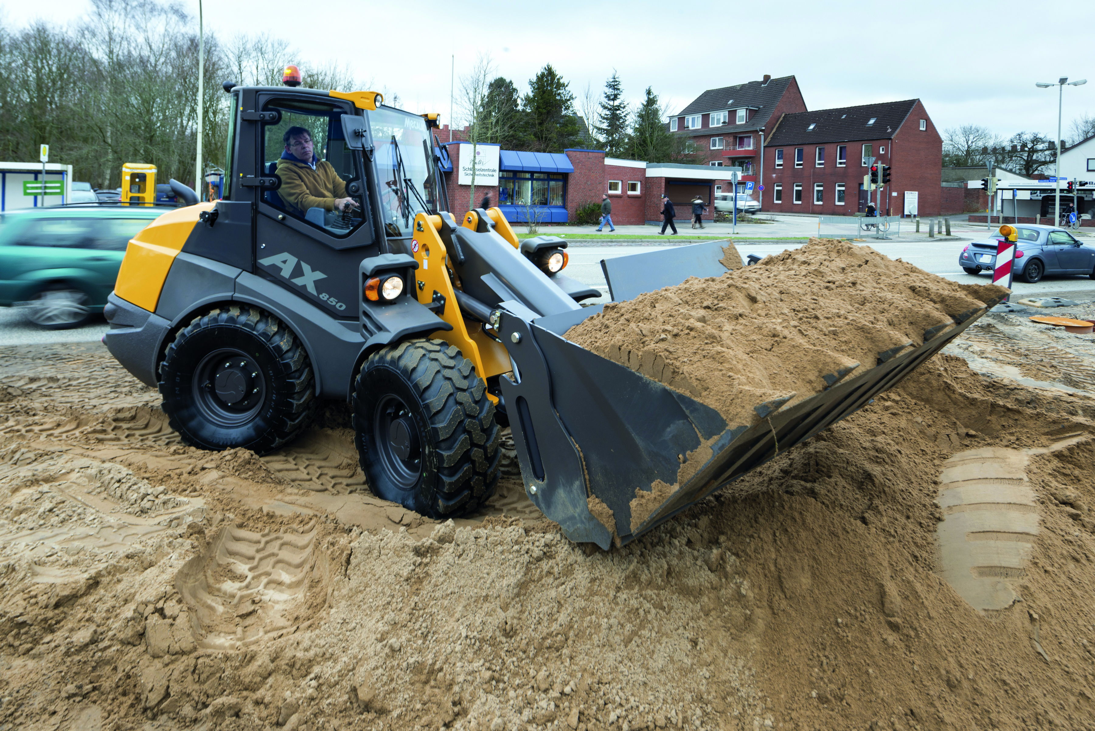 Mecalac AX850 Wheel Loader Specs & Dimensions (2015 - 2021) | LECTURA Specs