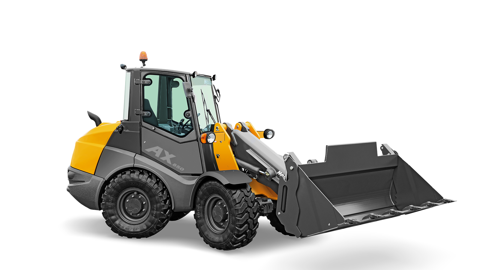 Mecalac AX850 Wheel Loader Specs & Dimensions (2015 - 2021) | LECTURA Specs