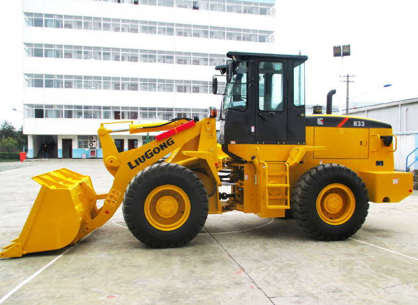 Liugong CLG833 Wheel Loader Specs & Dimensions (2014 - 2019) | LECTURA ...