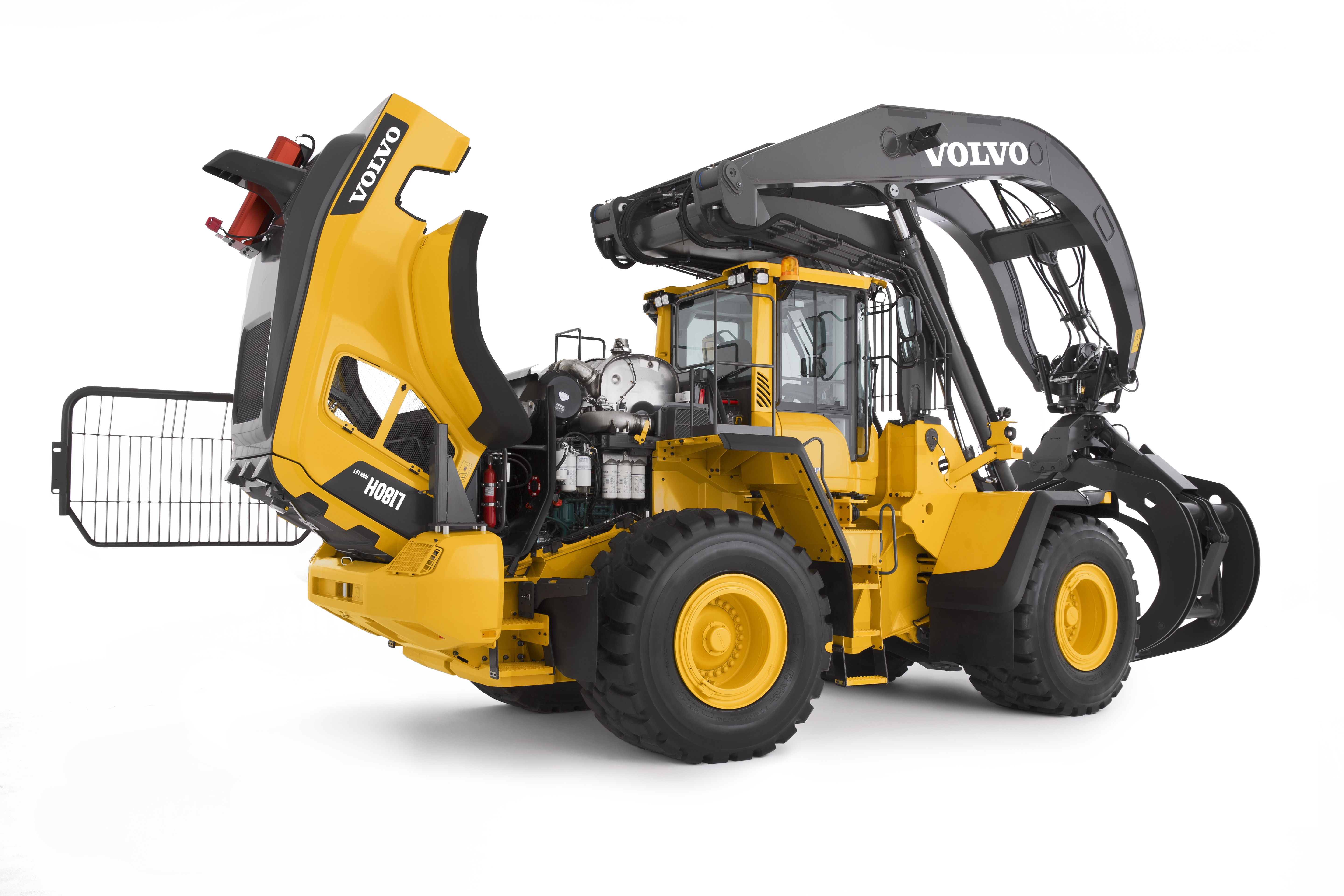 Volvo L180H High-Lift Wheel Loader Specs & Dimensions (2014 - 2018 ...